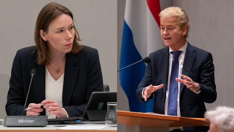 Wilders over minister Bruins Slot: 'Ze kan wuiven tot ze een ons weegt ...