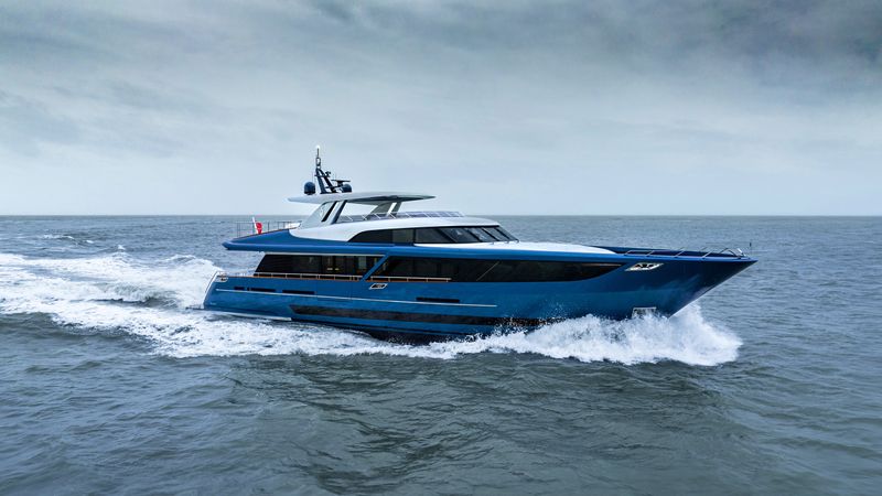 World Superyacht Awards-nominatie: Van der Valk Shipyard Blue Jeans ...