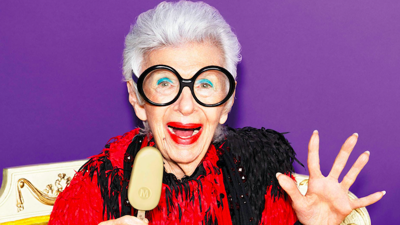 Iris Apfel (97) is de nieuwe muze van Magnum | Nouveau