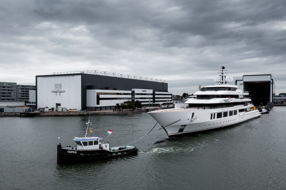 In beeld: Project Y719 is het grootste jacht dat Nederland ooit bouwde ...