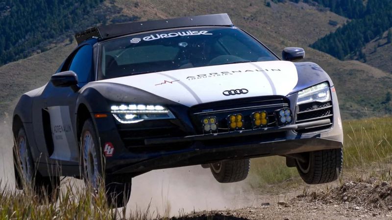 Knal naar de piste met deze Audi R8 'Rally' | Autobahn