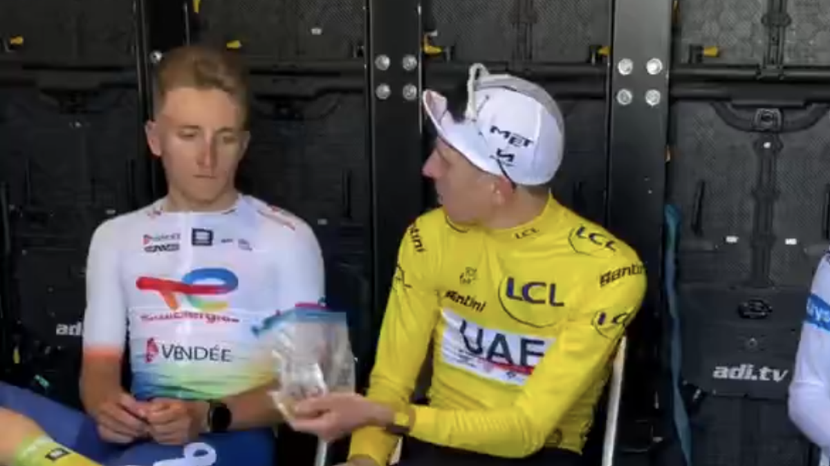 Column | 'Ik keek naar een Fransman die snoep aannam van Pogacar zoals ...