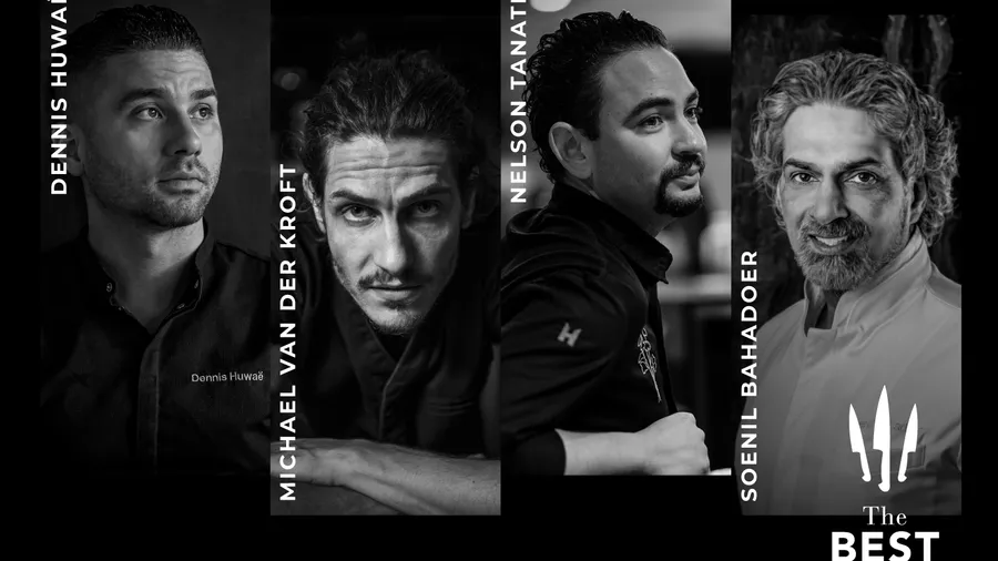 4 chefs serveren hun signature gerecht tijden The Best Chef Diner - Lekker