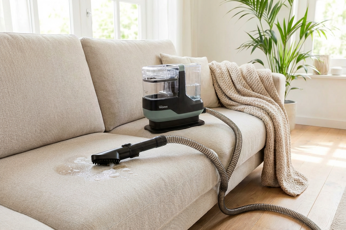 Vlekken in de bank of wijn op het kleed? Deze krachtige 'spot cleaner ...