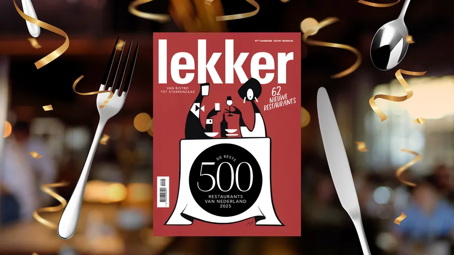 Dit is de cover van Lekker500 editie 2025! - Lekker